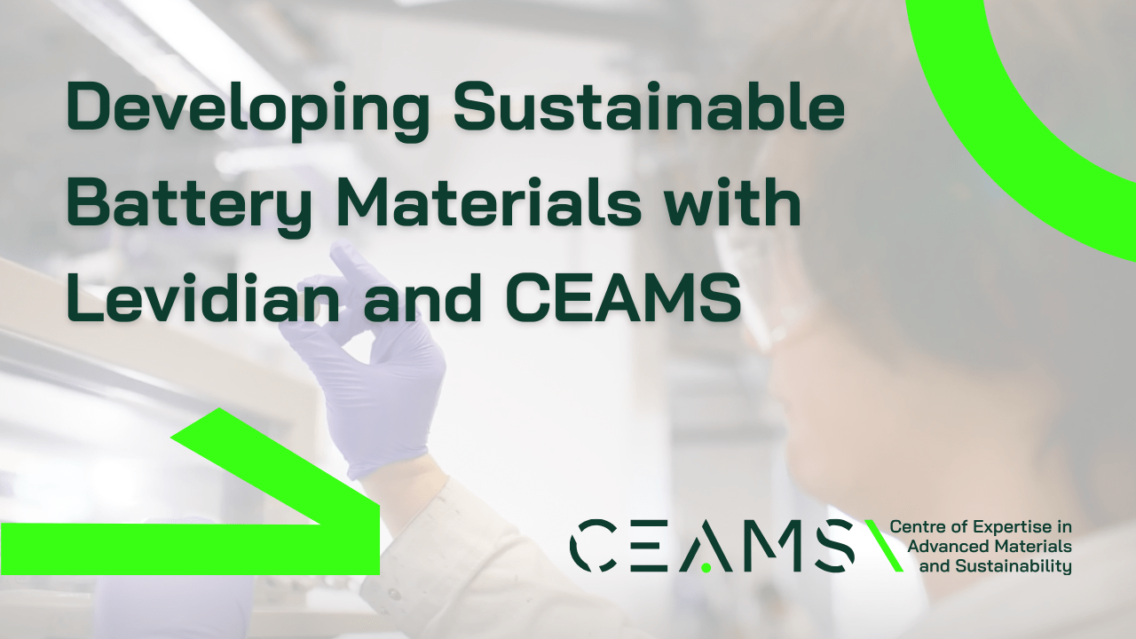 Levidian and CEAMS Partner to Develop Sustainable Battery Materials ...